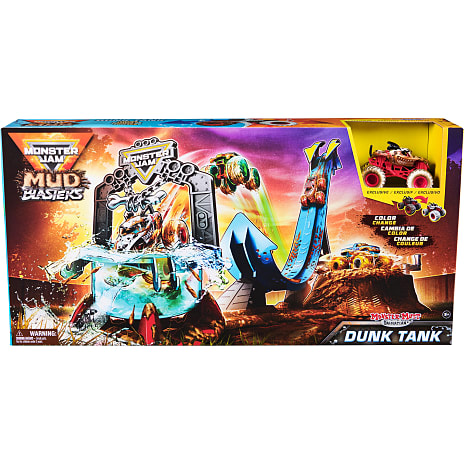 Monster Jam Mud Blasters Monster Mutt Dalmatian Dunk Tank sæt | Køb ...