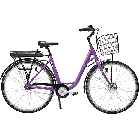 SCO Premium E-Bellevue elcykel 7 gear 28" 9,6AH 2024 - lilla | Køb på ...