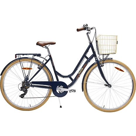 Puch Old Style dame shopper 7 gear 28" 2024 - blå | Køb på Bilka.dk!