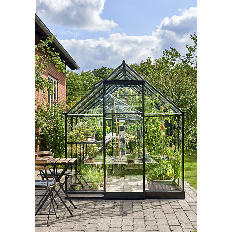 Halls QUBE 6 · 5.9 m² drivhus - sort | Køb på føtex.dk!