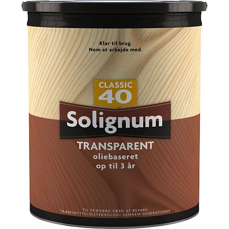 Solignum Classic 40 transparent træbeskyttelse 5 liter - teak | Køb på ...