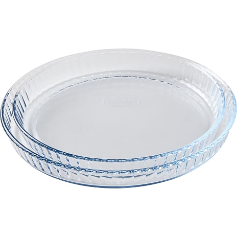 Pyrex tærteforme - klar glas - 2 stk. | Køb på Bilka.dk!