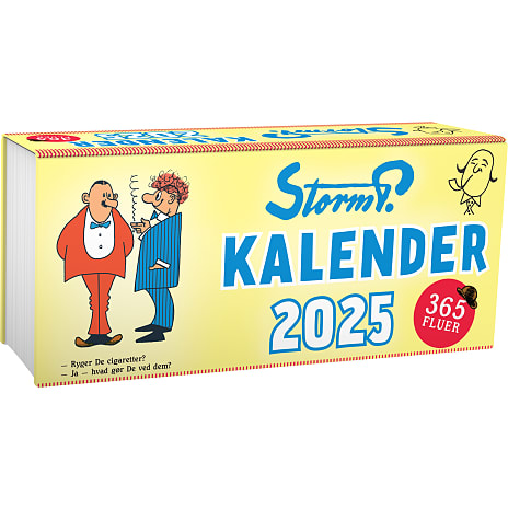 Storm P. kalender 2025 - 365 fluer | Køb online på br.dk!
