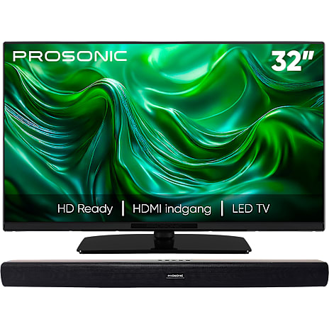 Prosonic 32" LED TV 32HN5025 + SB-300 soundbar | Køb på Bilka.dk!