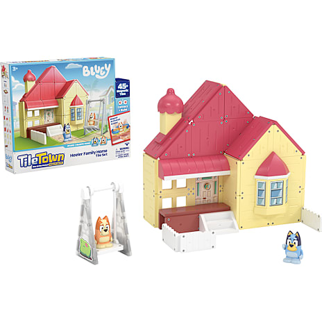 Tile Town Bluey-familiens hus | Køb online på br.dk!