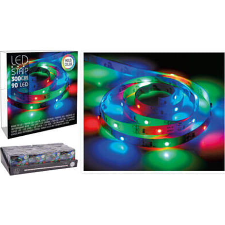 LED strip 3 meter - multifarvet | Køb på Bilka.dk!
