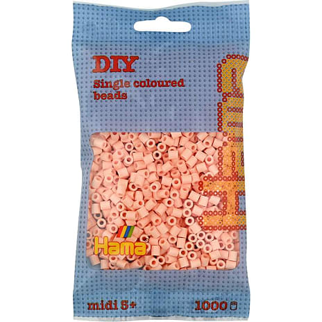 Hama midi perler 1000 stk. - fersken | Køb online på br.dk!