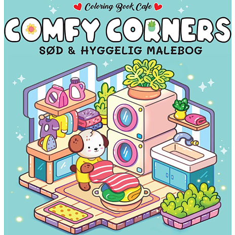 Comfy Corners: Sød & hyggelig malebog | Køb på føtex.dk!