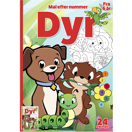 Mal efter nummer - Dyr | Køb på Bilka.dk!