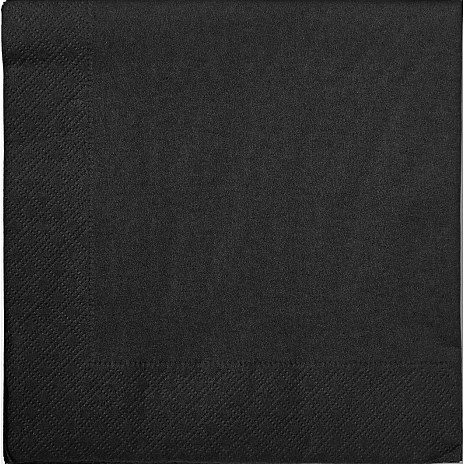 Windsor ensfarvede servietter 40x40 cm 20-pak - sort | Køb på føtex.dk!