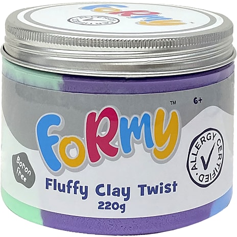 FoRmy Fluffy Clay - rainbow | Køb online på br.dk!