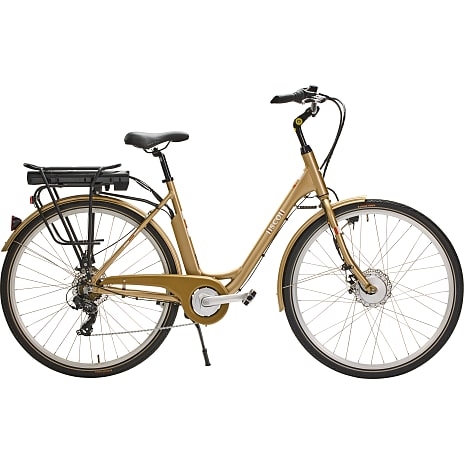 SCO E-Modern dame elcykel 7 gear 28" 10,4AH 2025 - mokka | Køb på Bilka.dk!