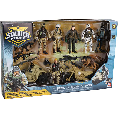 Soldier Force Team Patrol figursæt | Køb online på br.dk!