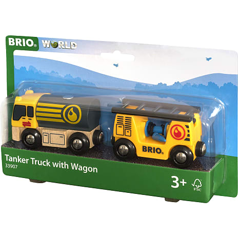 BRIO 33907 Tankbil med vogn | Køb online på br.dk!