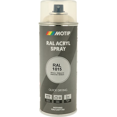 Motip Ral 1015 high gloss light ivory | Køb på Bilka.dk!