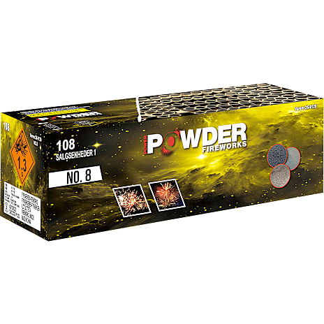 Powder no. 8 batteri 129 skud - krudtnr. 108 | Køb på Bilka.dk!