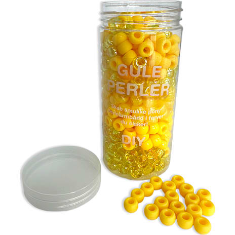 Perle-Pop perler - gul | Køb online på br.dk!