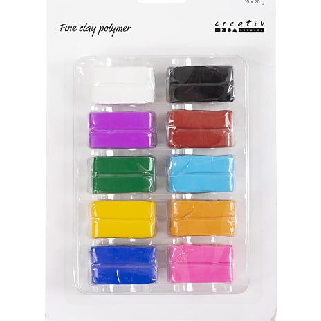 Fine Clay polymer - colorful | Køb på Bilka.dk!
