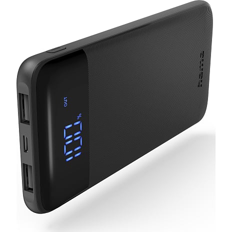 Hama powerbank med LED 10.000 mAh - antracit | Køb på Bilka.dk!