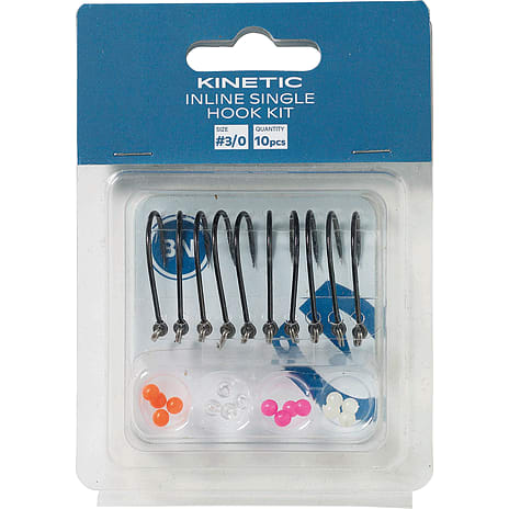 Kinetic inline single hook kit 3/0 10ps | Køb på Bilka.dk!