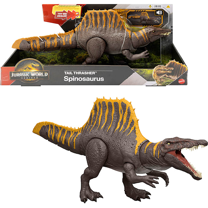 Jurassic World Tail Thrasher Spinosaurus 1 stk — pris fra 383,20 kr i 1 ...