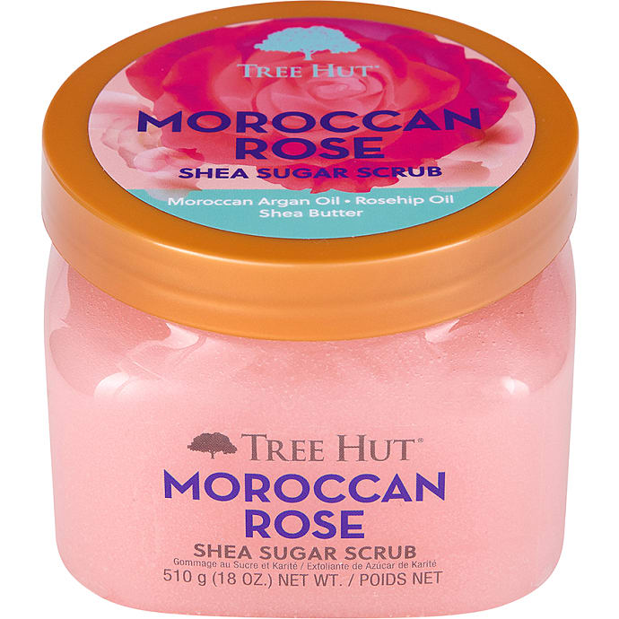 Moroccan Rose shea sugar bodyscrub fra Tree Hut hos Bilka | Goma
