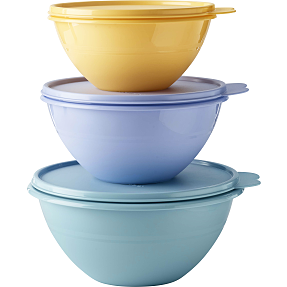 Tupperware Essentials mixer bowle-sæt (775ml/1,1L/1,75L) | Køb på Bilka.dk!