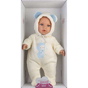 Llorens dukke i bamsetøj 42 cm | Køb online på br.dk!