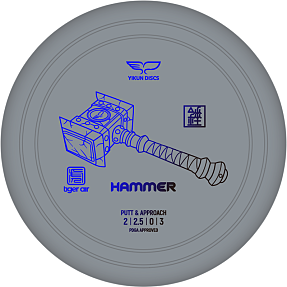 Yikun Disc Golf Putter HAMMER | Køb online på br.dk!