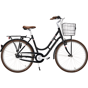 SCO Classic Dame cykel 7 gear 26" 2023 - sort | Køb på Bilka.dk!