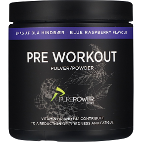 Pre workout-pulver m. blå hindbærssmag | Køb på føtex.dk!