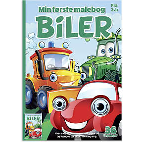 Min første malebog - biler | Køb online på br.dk!
