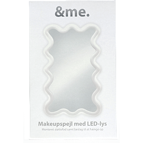 &me makeupspejl med LED lys - hvid | Køb på Bilka.dk!