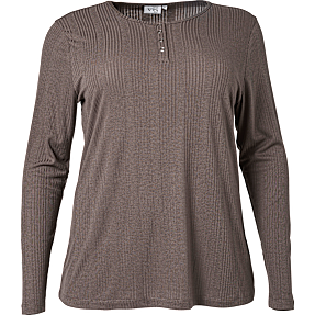 VRS dame ribtrøje str. 48 - brun | Køb på Bilka.dk!