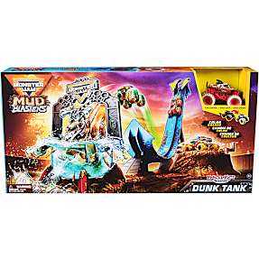 Monster Jam Mud Blasters Monster Mutt Dalmatian Dunk Tank sæt | Køb ...