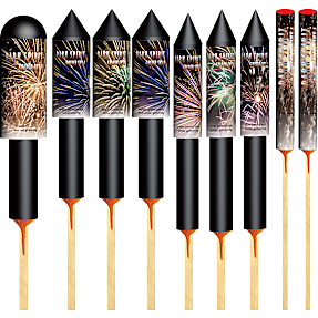 Dark Spirit Golden Sky raketsortiment 9-pak - krudtnr. 79 | Køb på ...